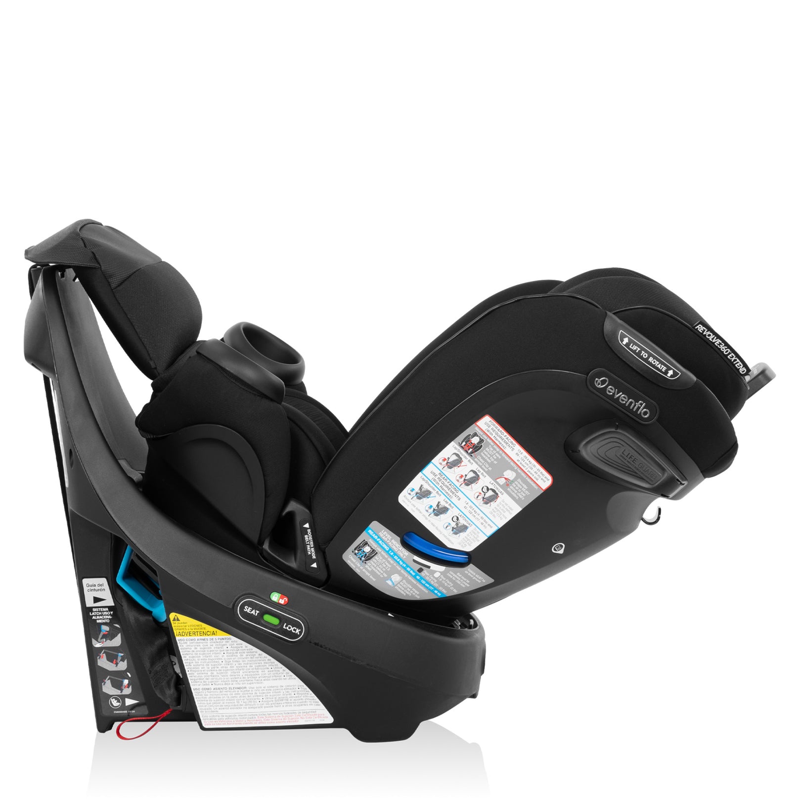 Revolve360 Extend All-in-One Rotating Car Seat with SensorSafe ...